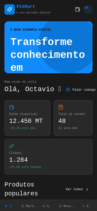 PIXMart Marketplace App