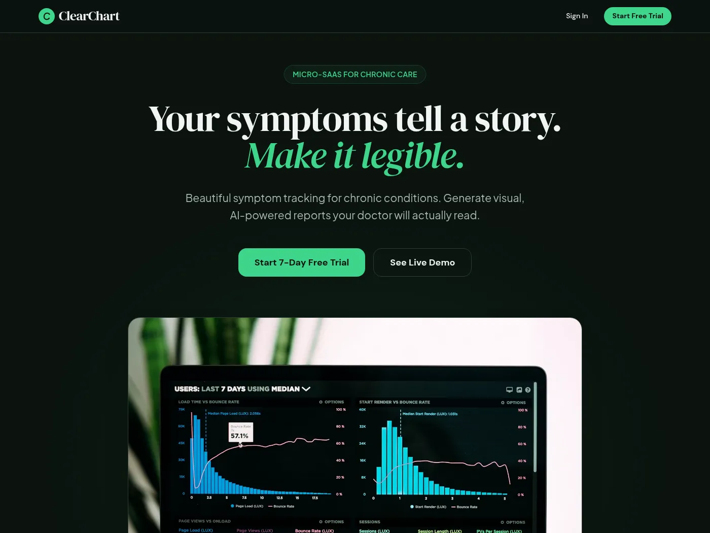 ClearChart Symptom Tracker