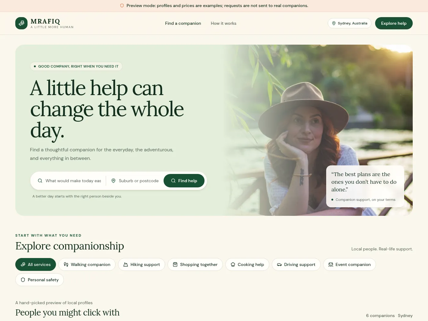 MRAFIQ Companion Platform