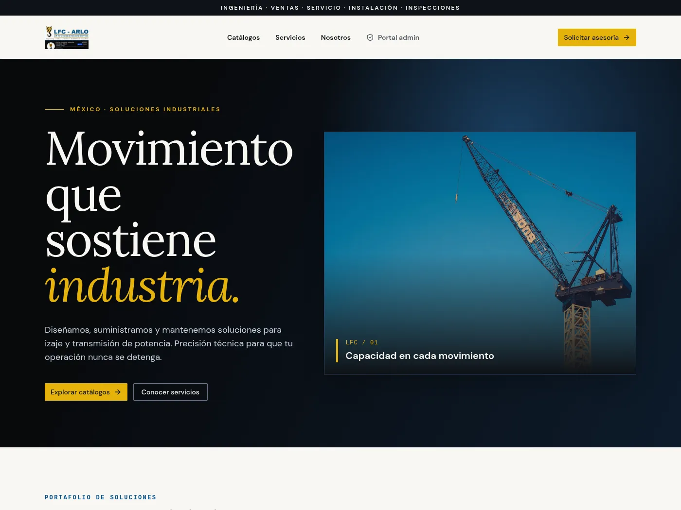 LFC-ARLO Industrial Portal