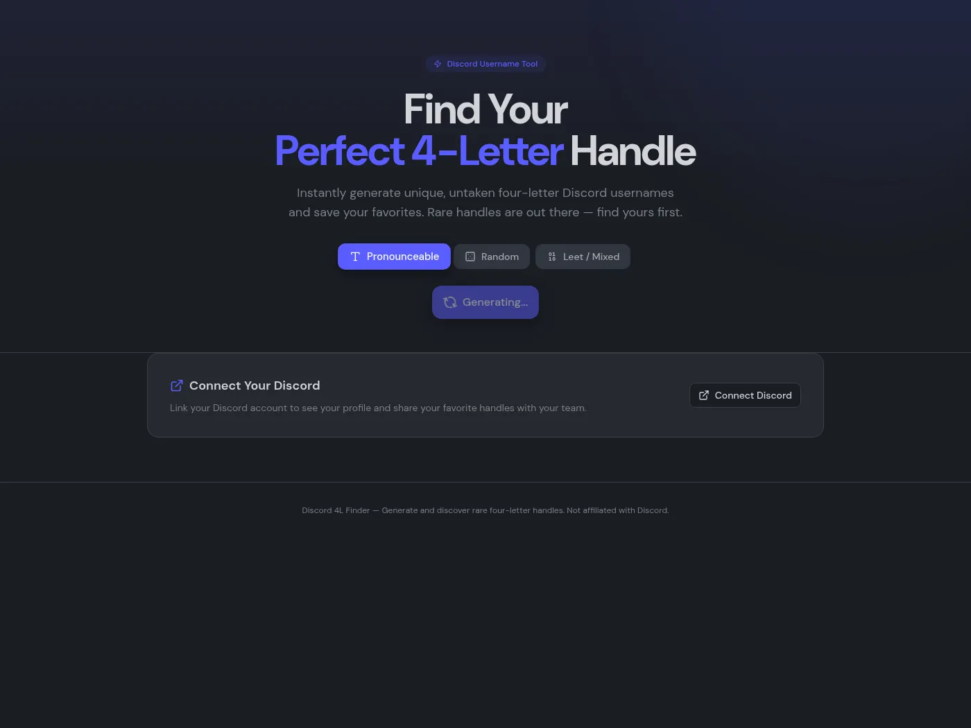 Discord 4L Finder