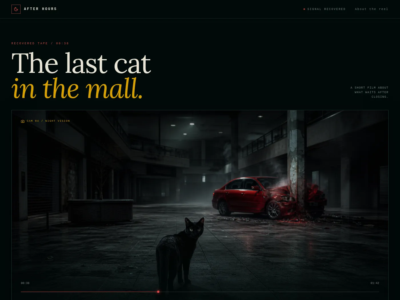 Creepy Cat Mall Video