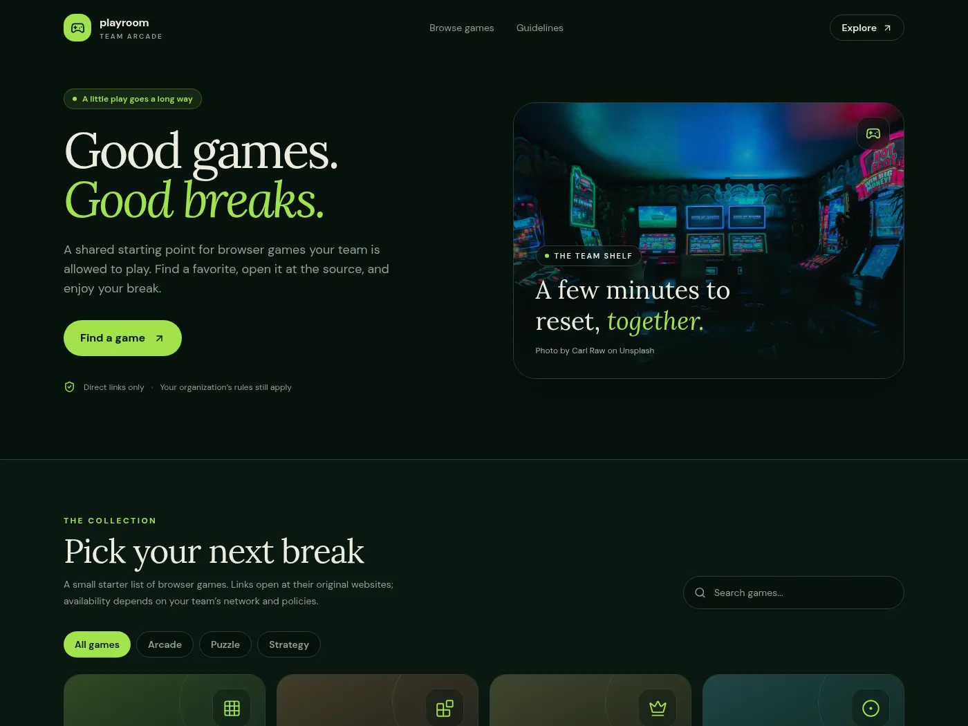 GameProxy Portal