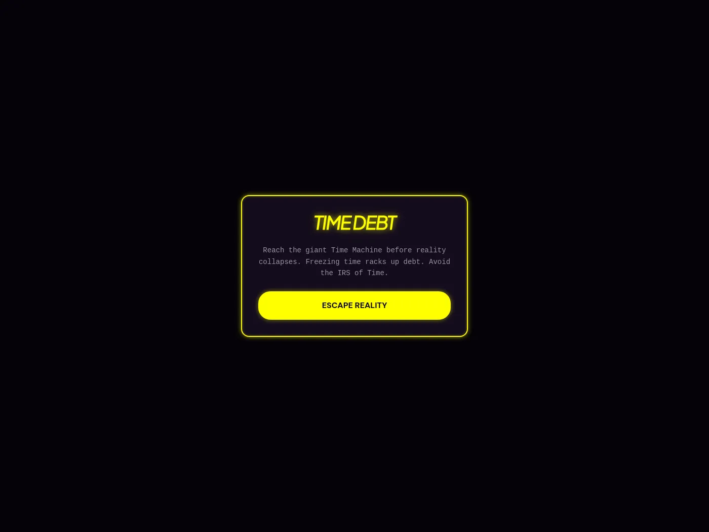 Time Debt Escape