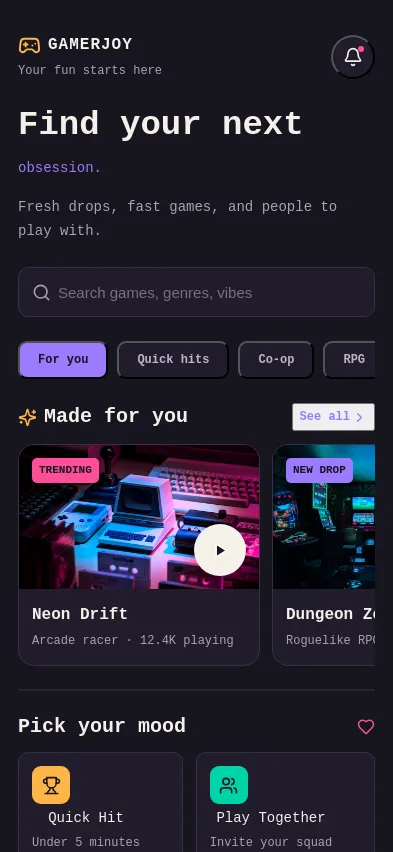GamerJoy Mobile