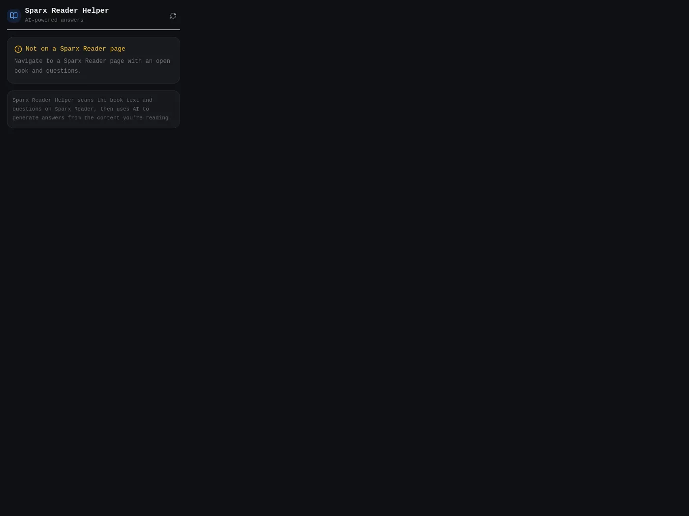 Sparx Reader Helper