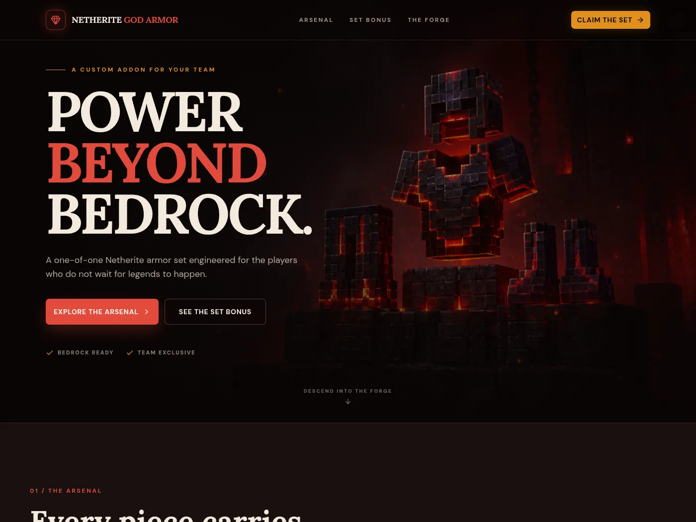 Netherite God Armor Addon