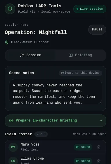 Roblox LARP Tools