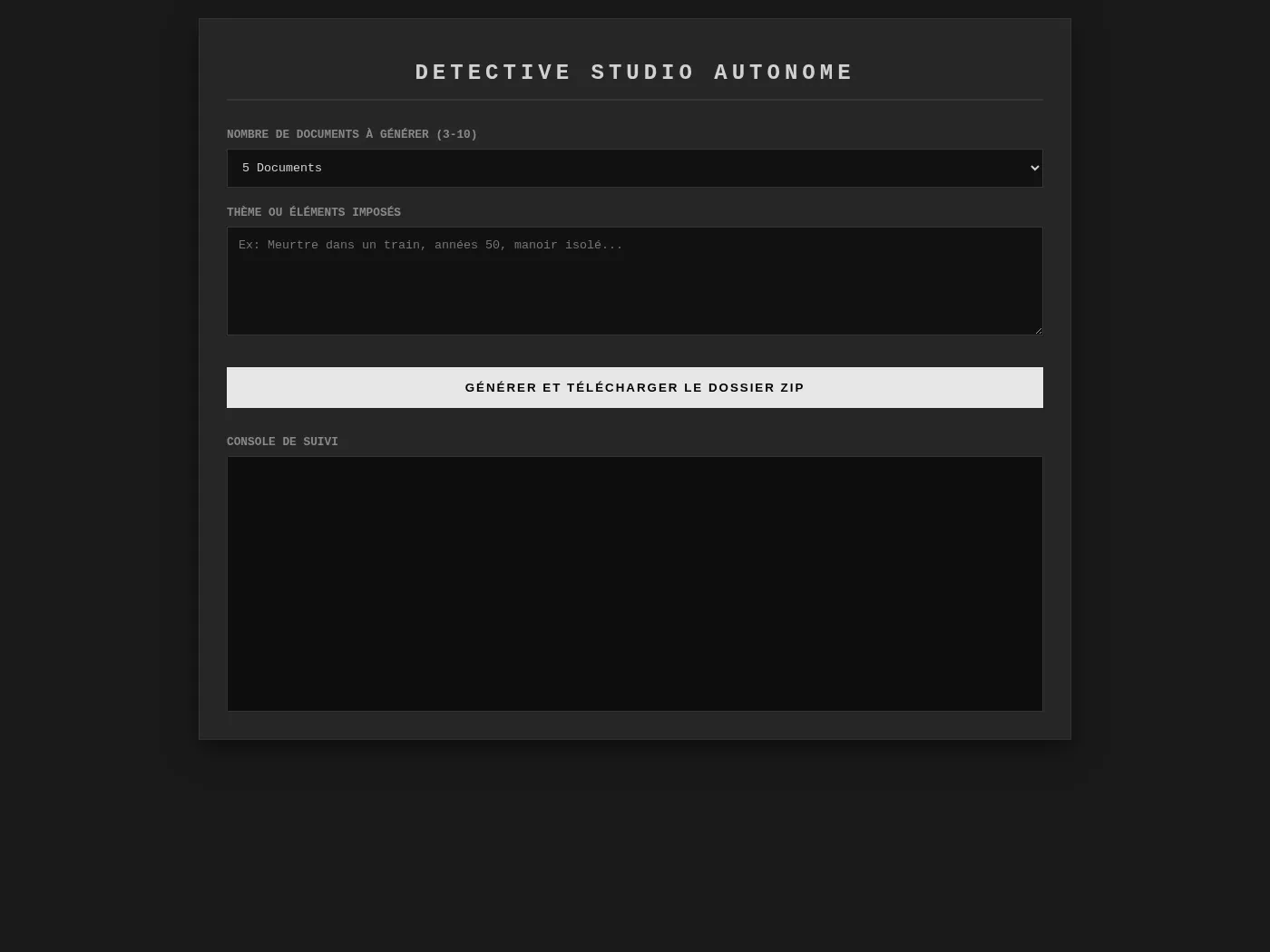 Detective Studio Autonome