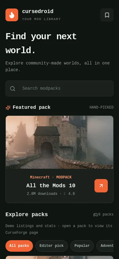 Cursedroid Mobile Forge
