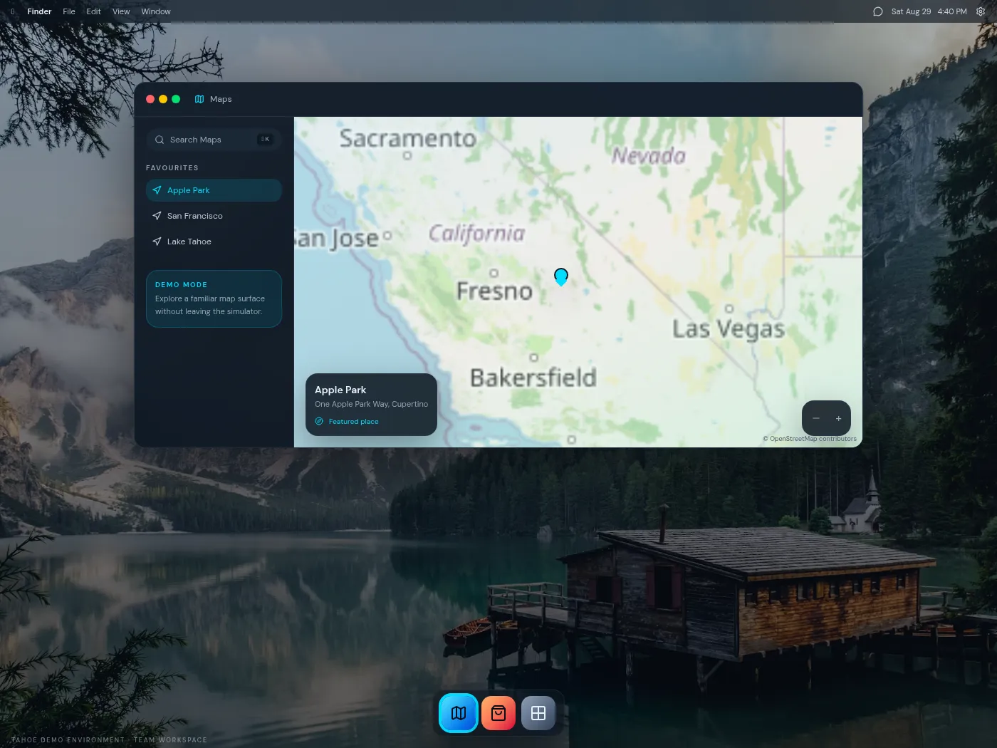 Tahoe MacOS Simulator
