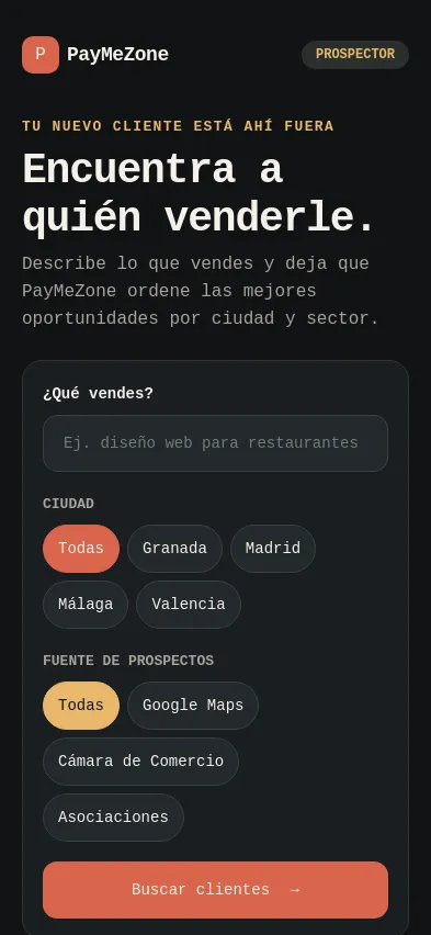 PayMeZone Client Finder
