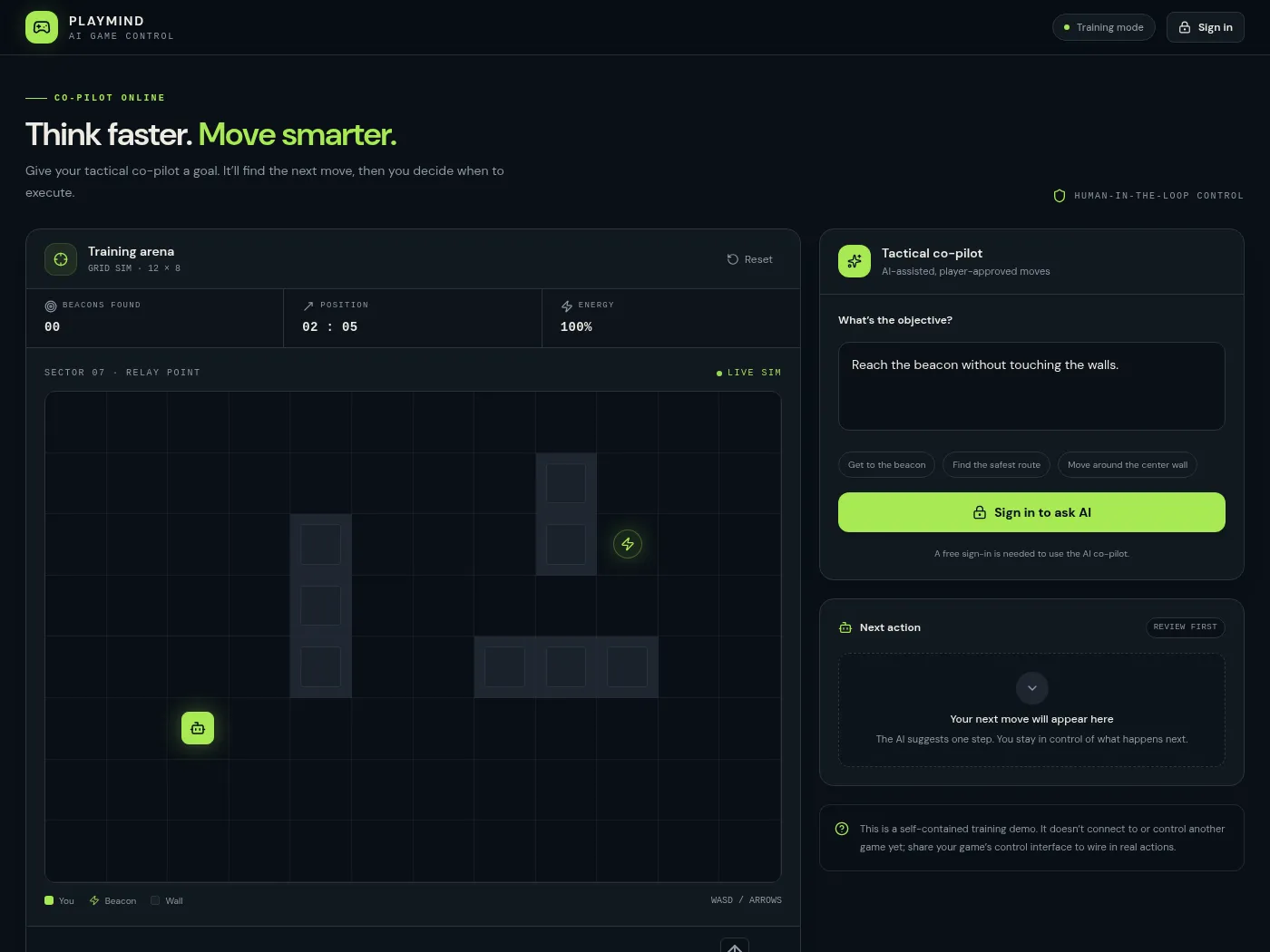 AI Game Controller