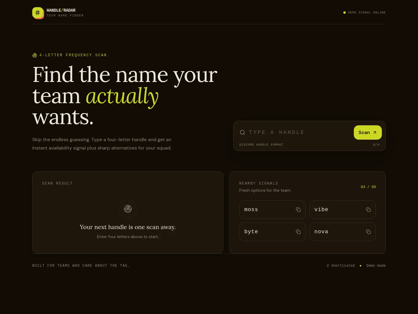 Discord Name Finder