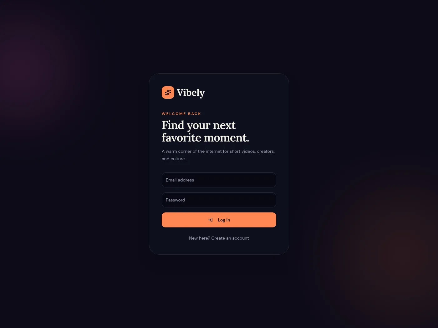 Vibely Social Video App