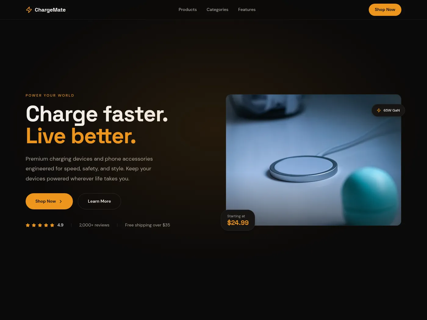 ChargeMate Electronics Store