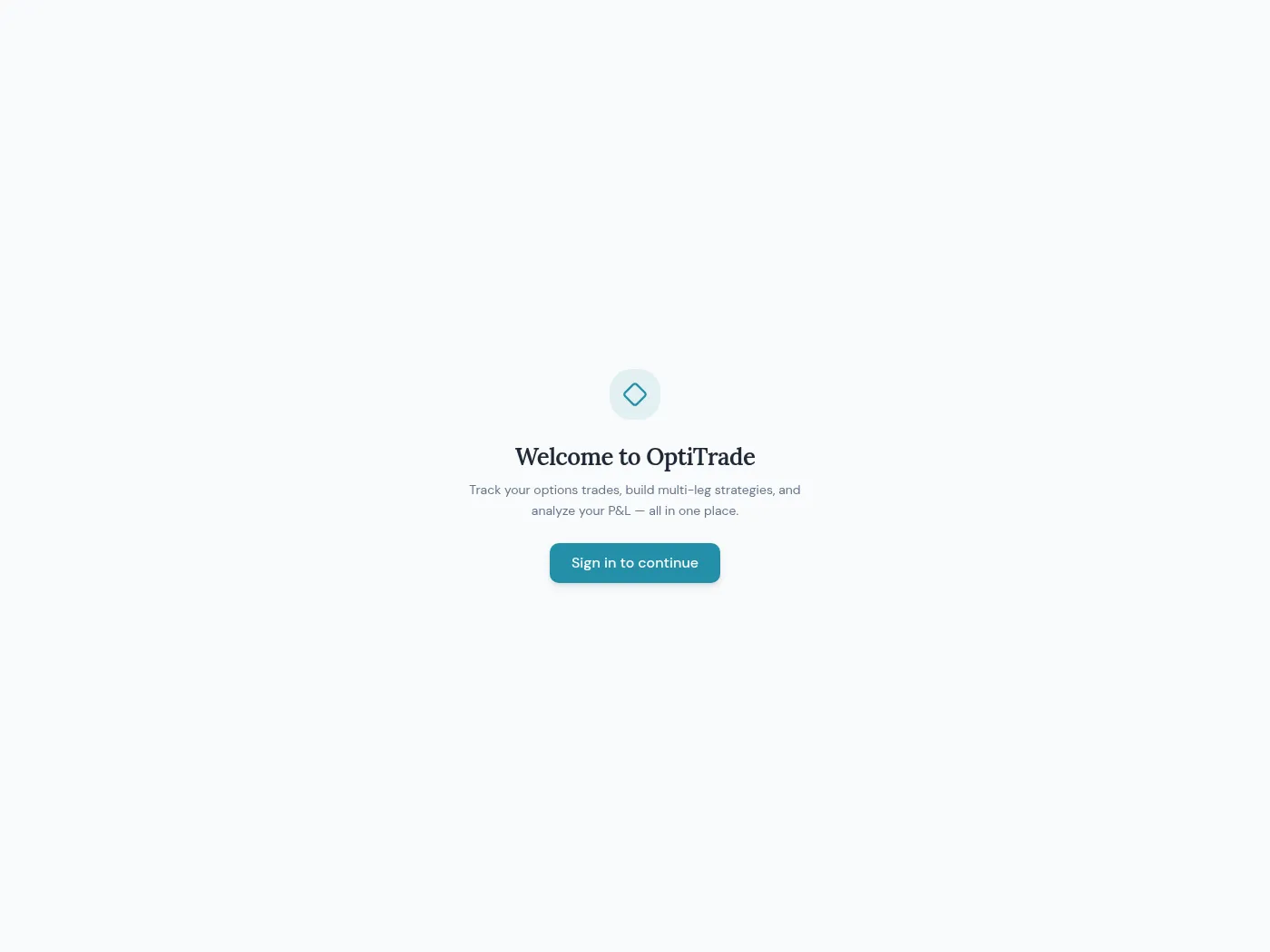 OptiTrade Journal