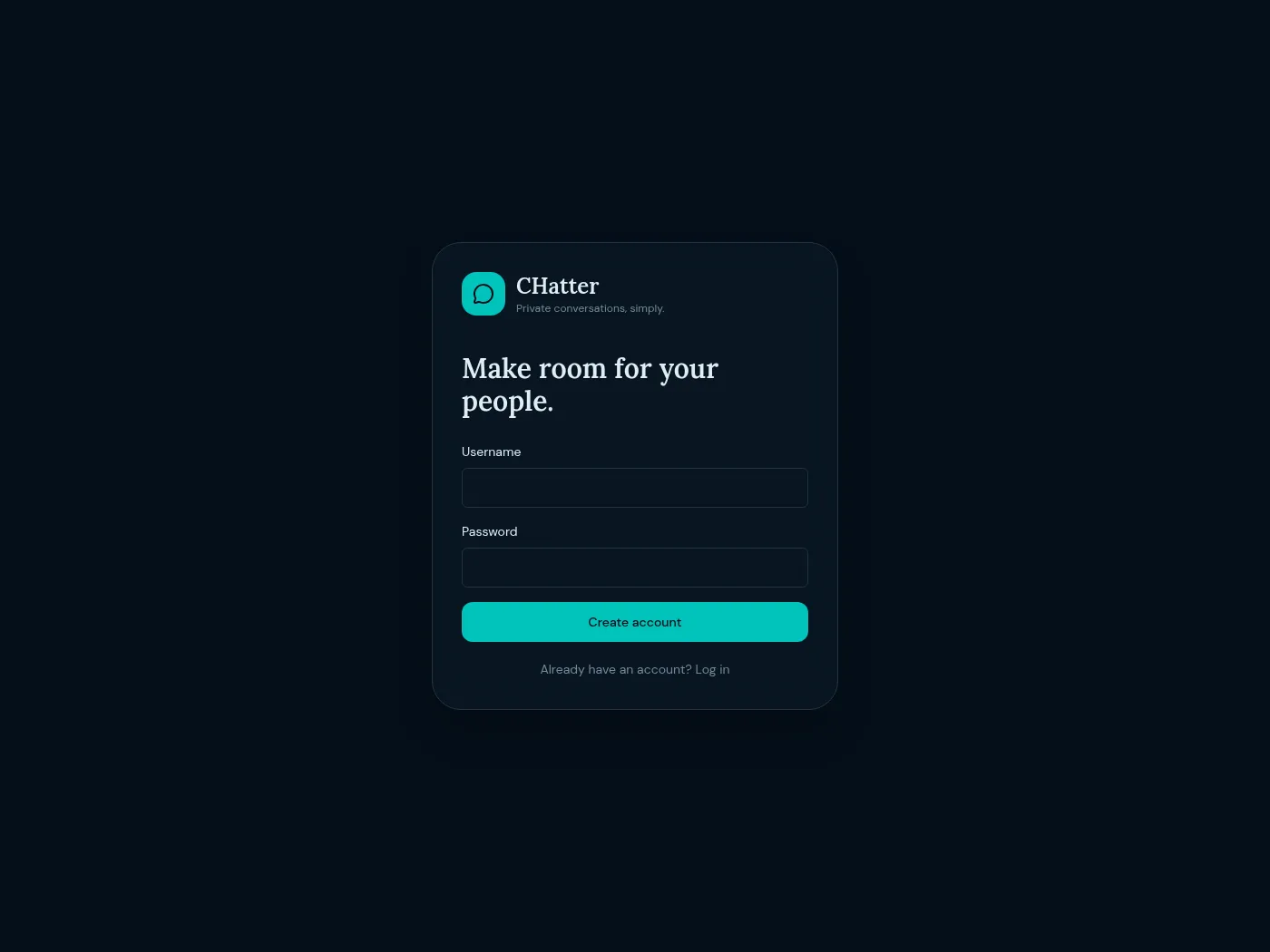 CHatter — Real-Time Chat Web App