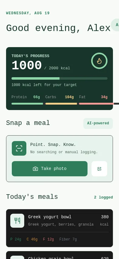SnapDiet Tracker