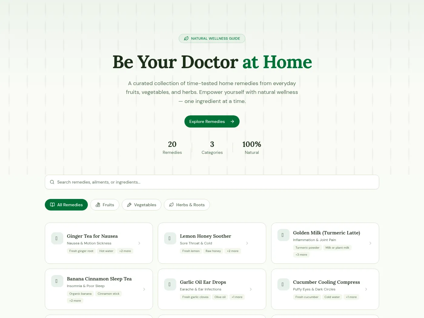 Be Your Doctor at Home