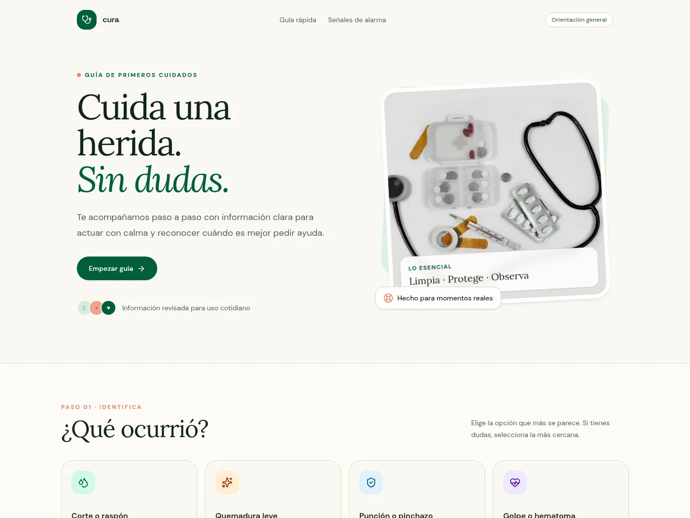 Cura Asistente Web
