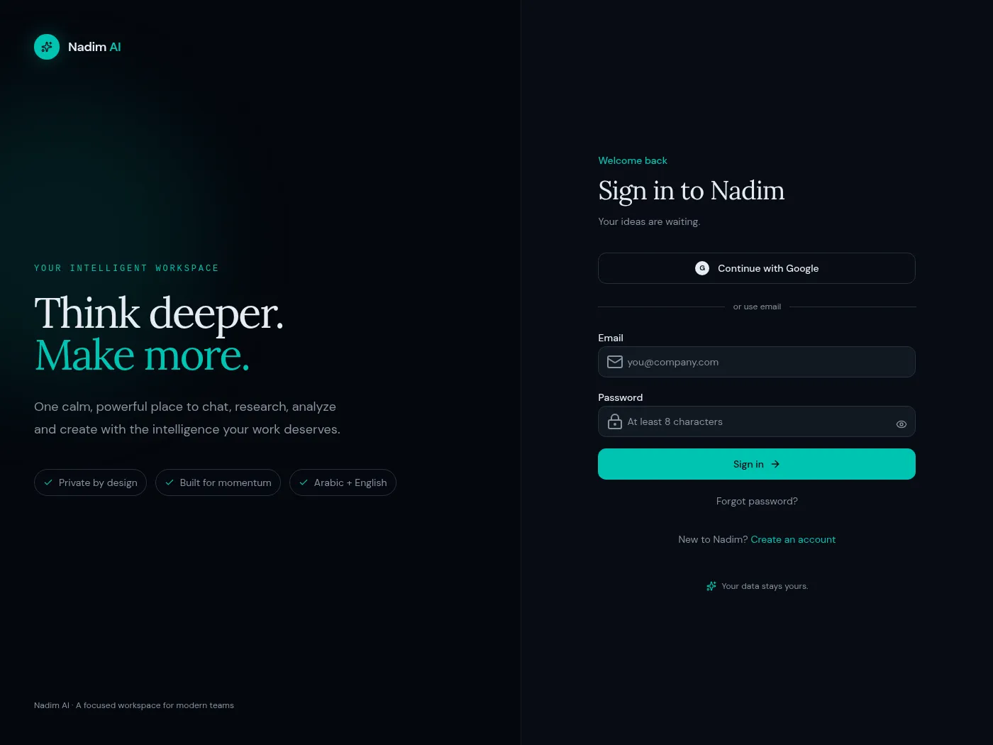 Nadim AI Platform