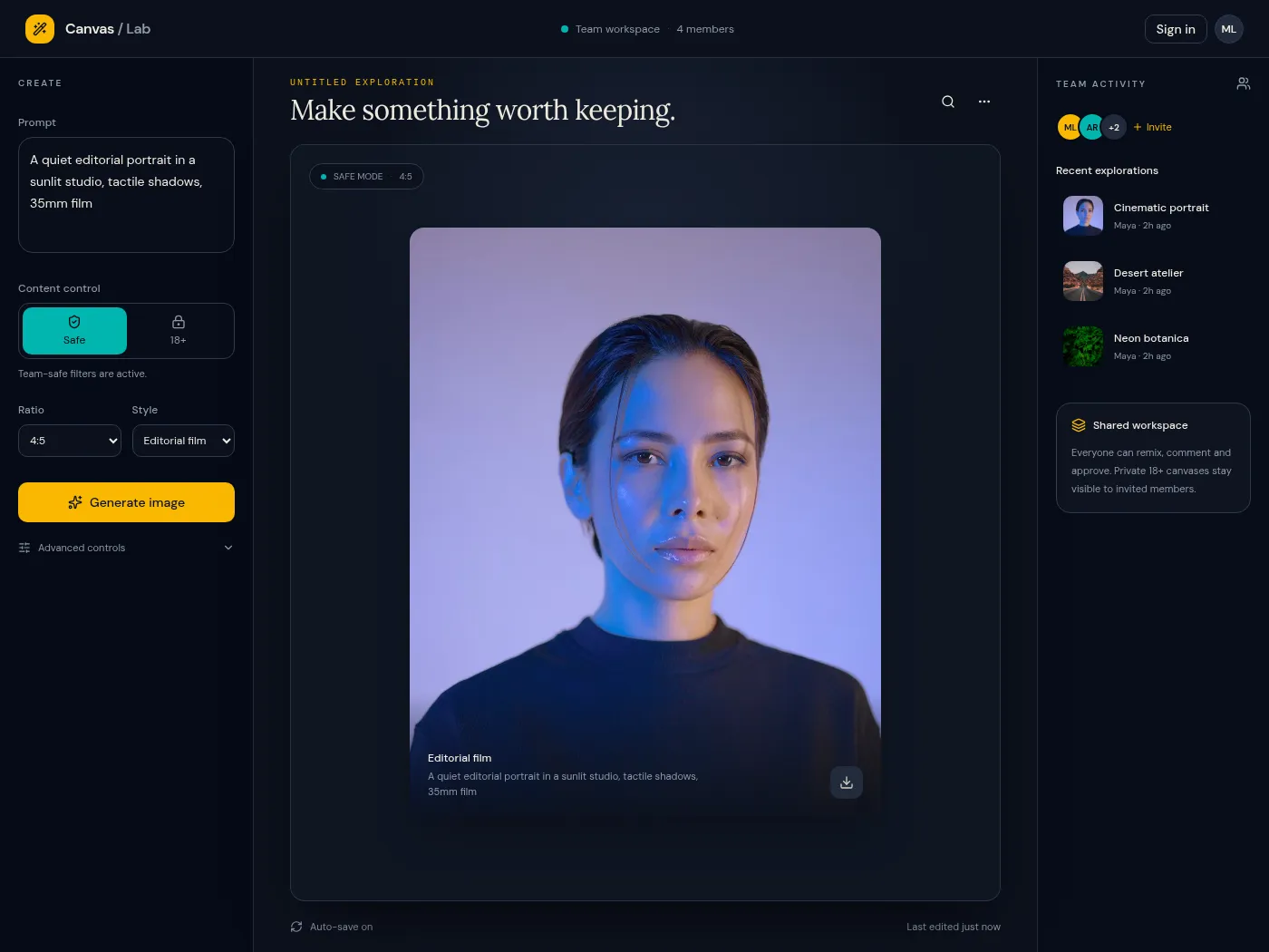 Custom AI Image Creator
