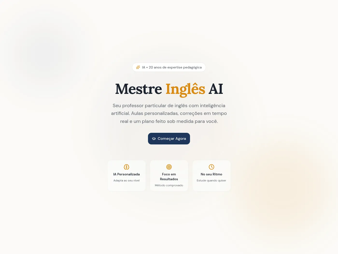 Sistema Mestre Inglês AI