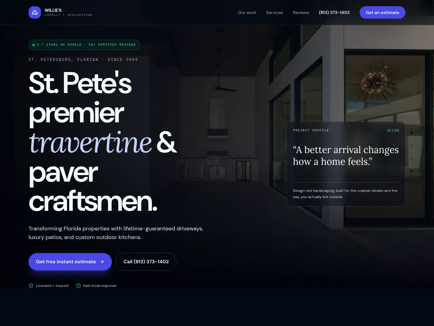 Luxury Asphalt Web Presence