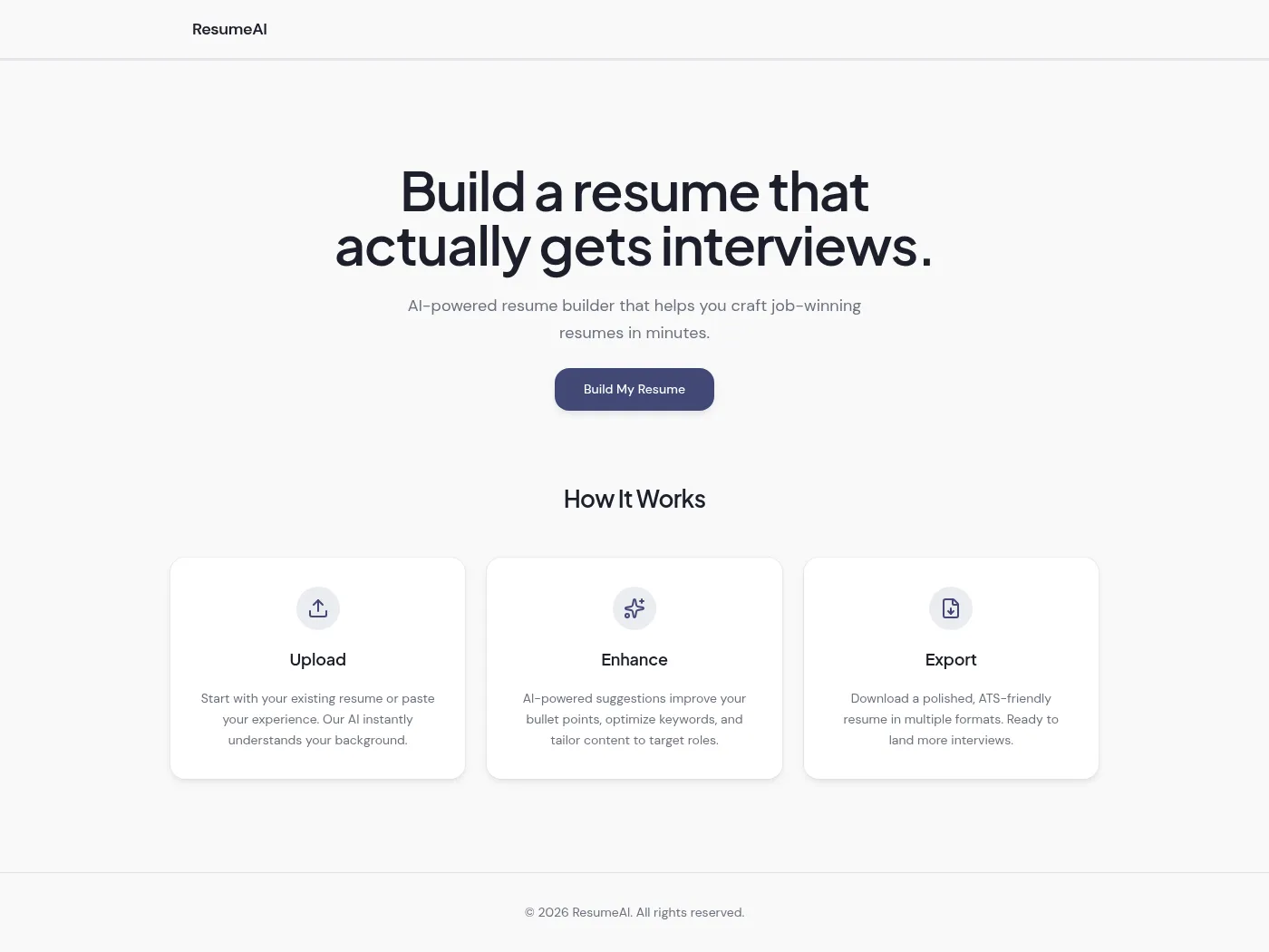 ResumeAI Builder