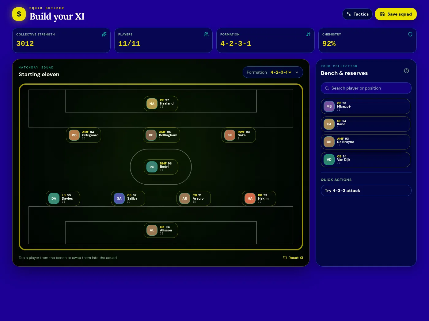 Squad Builder