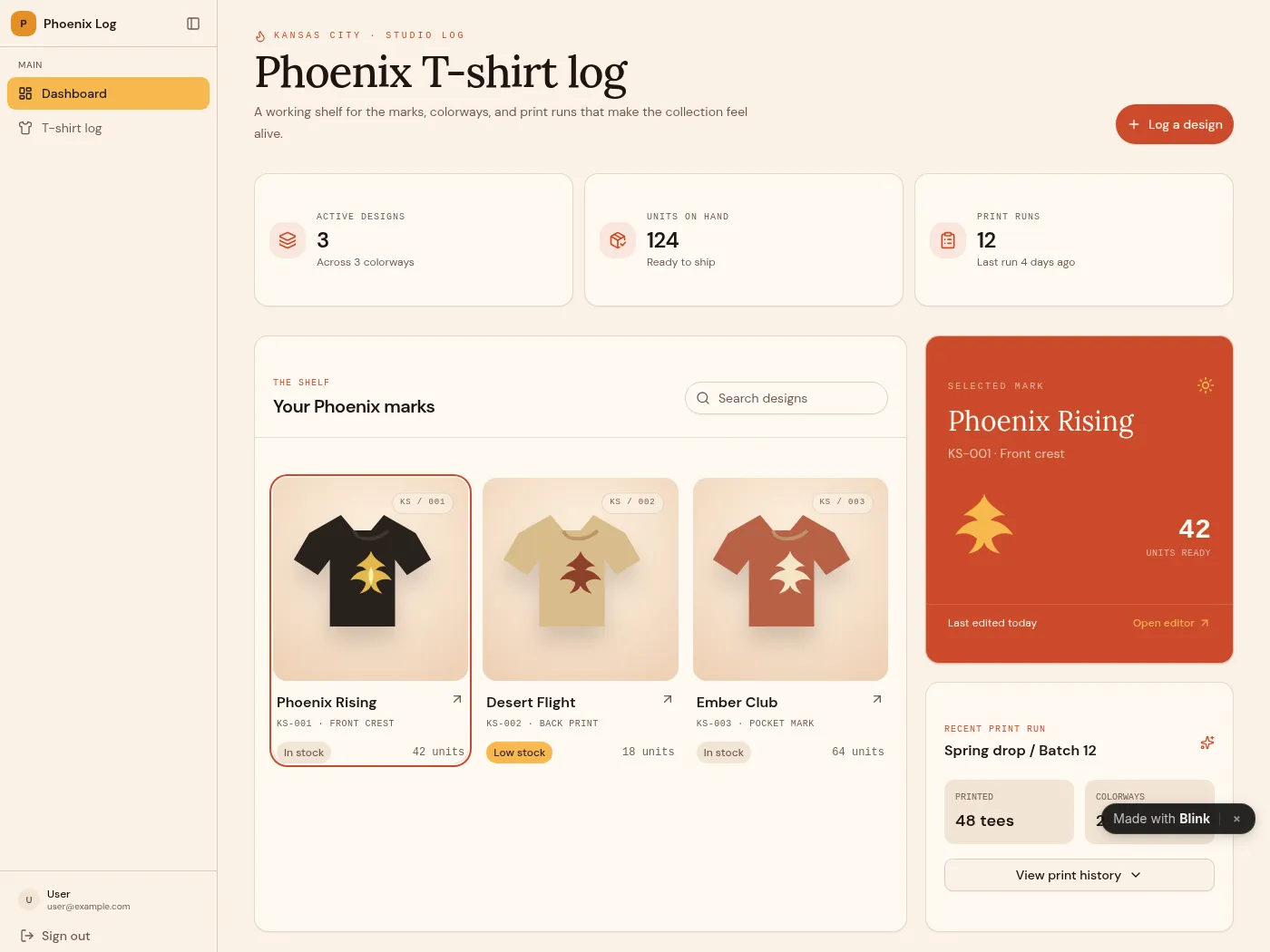 Phoenix T-Shirt Logger