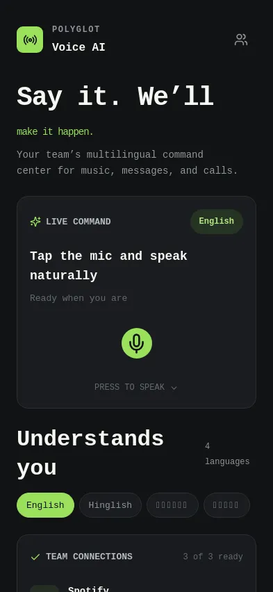 Polyglot Voice Assistant