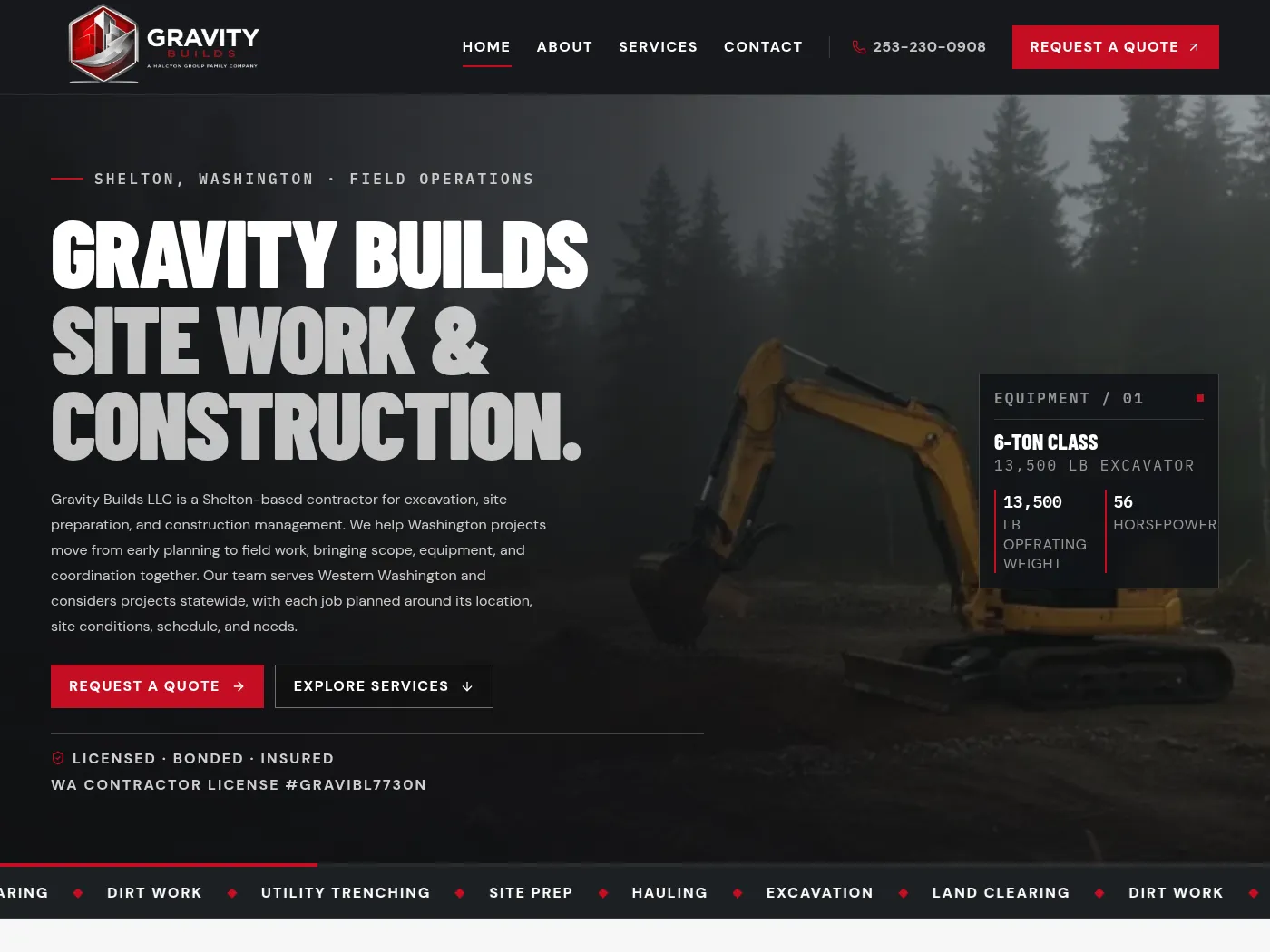 Gravity Builds Website