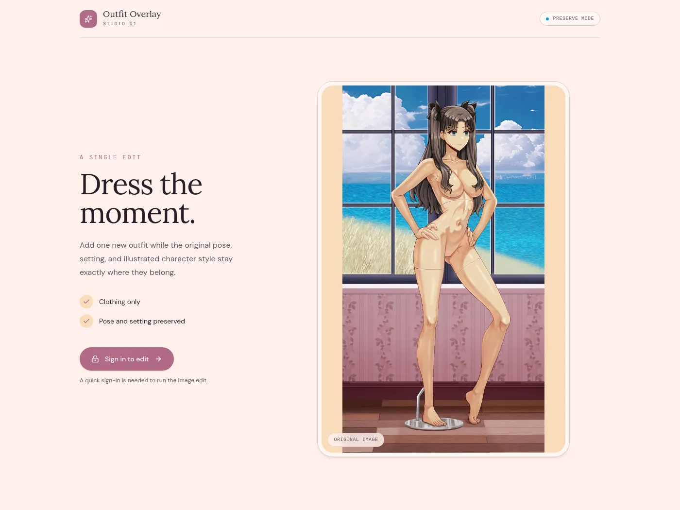 Outfit Overlay Studio