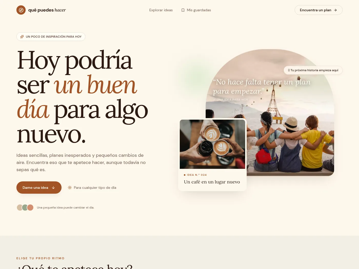Qué Puedes Hacer Hub