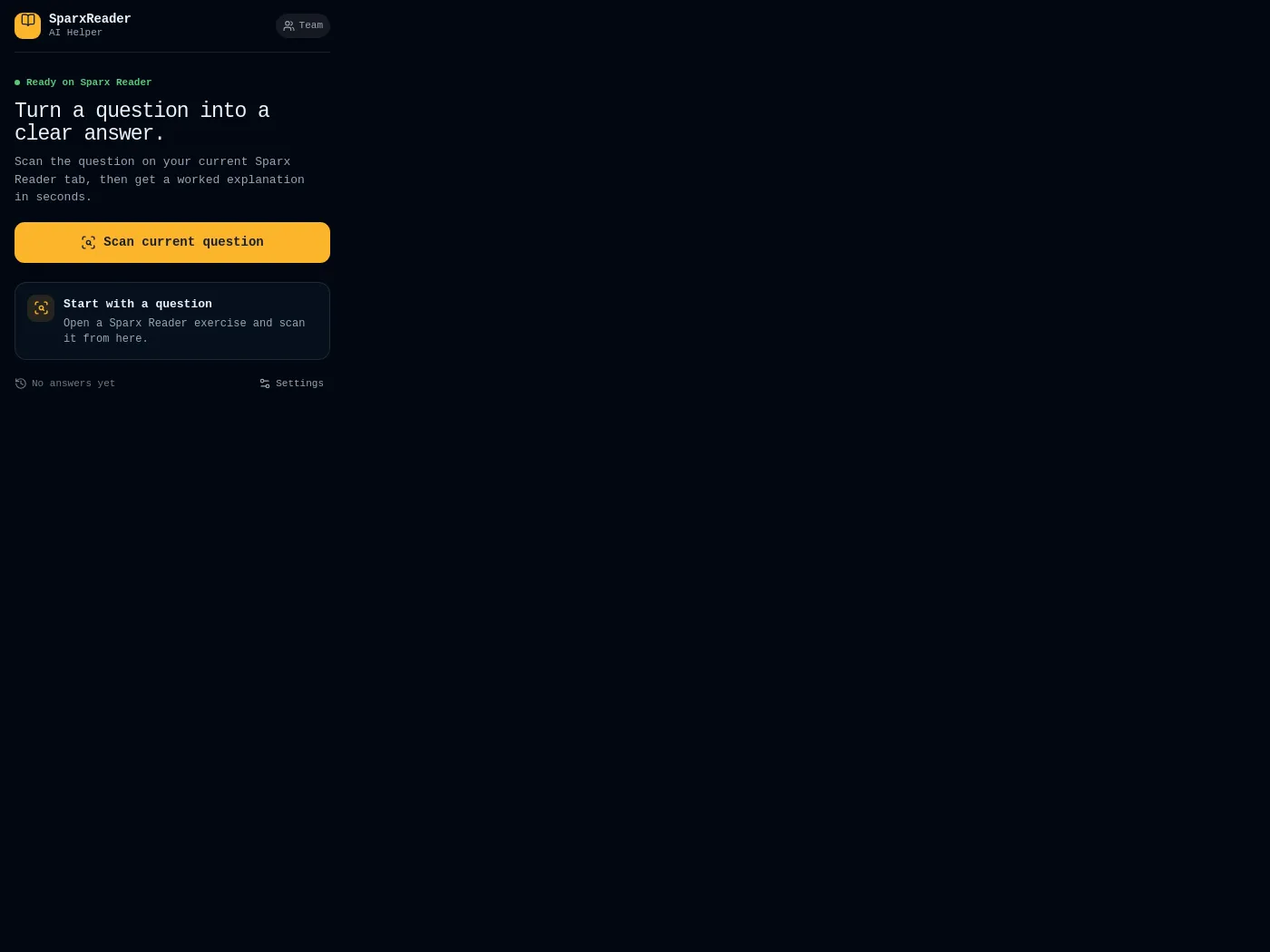 SparxReader AI Helper