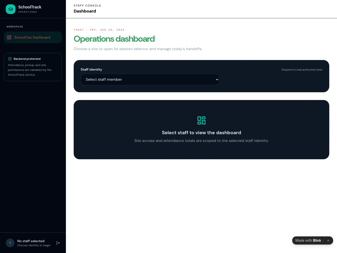 SchoolTrack Data Schema