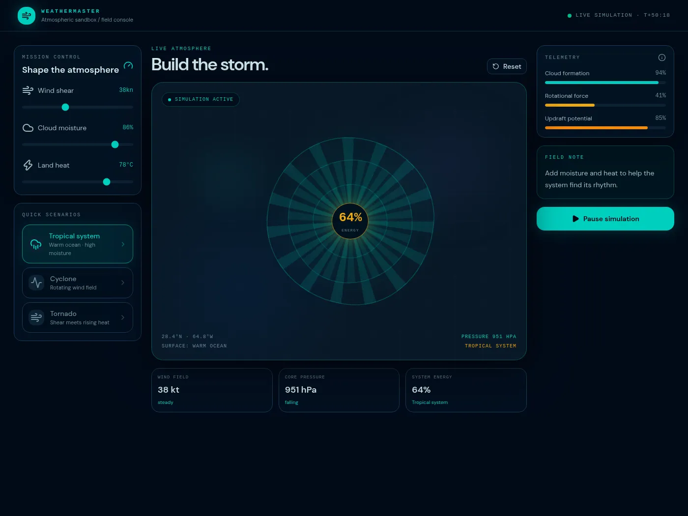 WeatherMaster Game