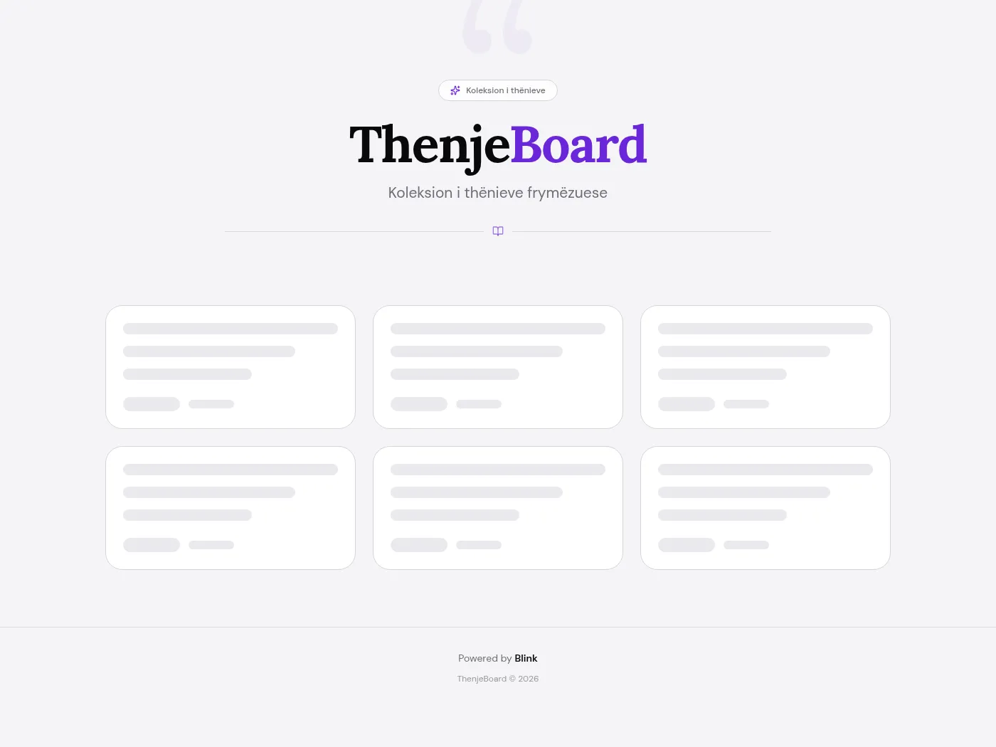 ThenjeBoard