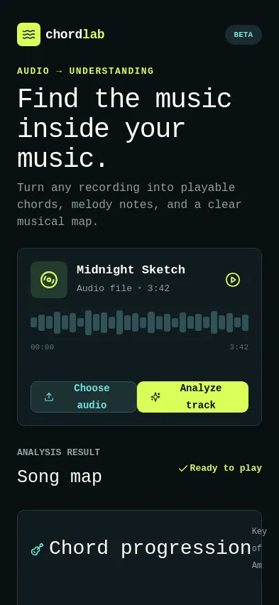 Chordify Mobile