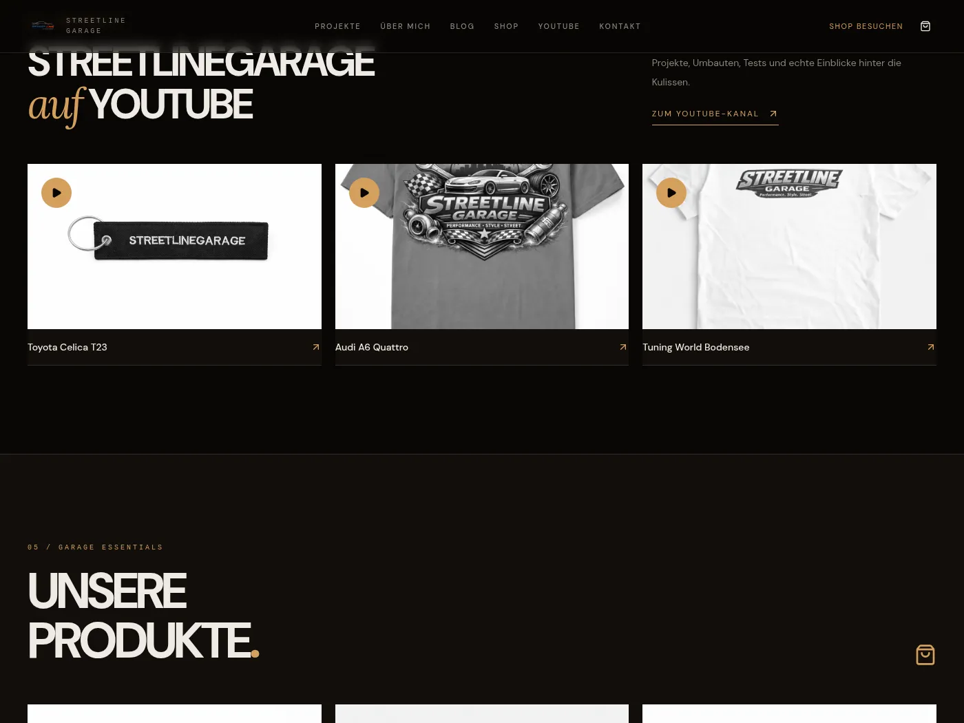 Streetlinegarage Premium Redesign