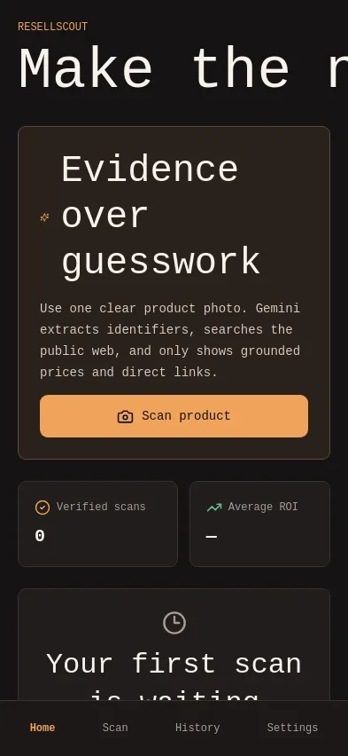 ResellScout Gemini Edition
