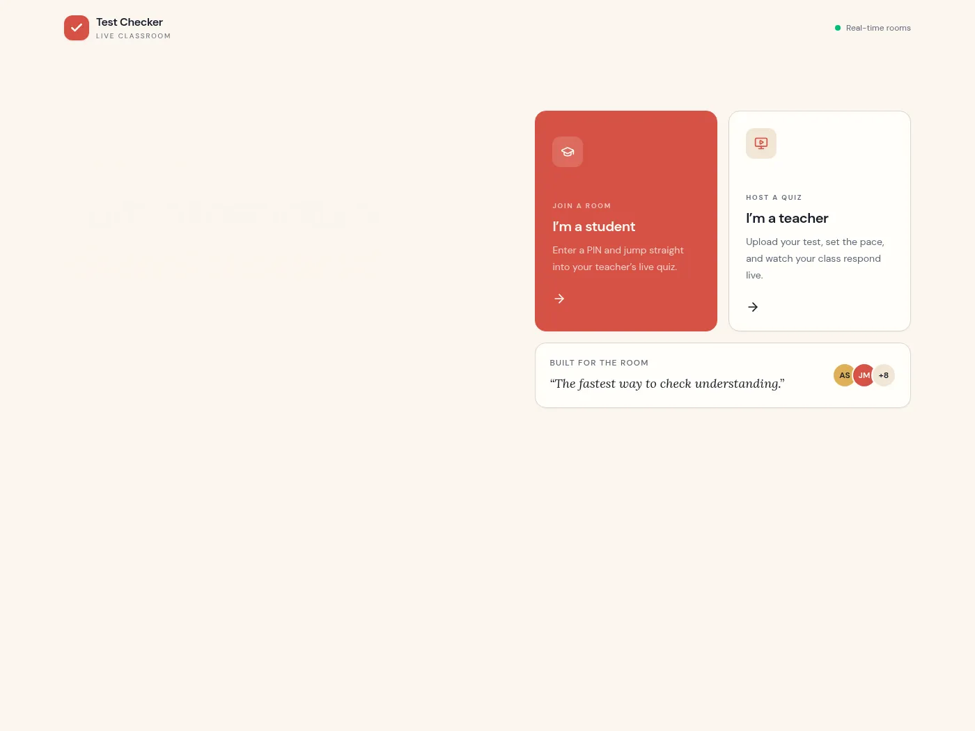 Test Checker Live