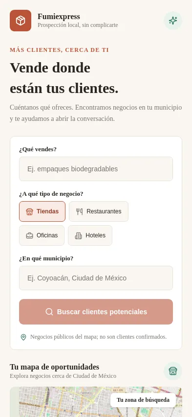 Fumiexpress Client Finder
