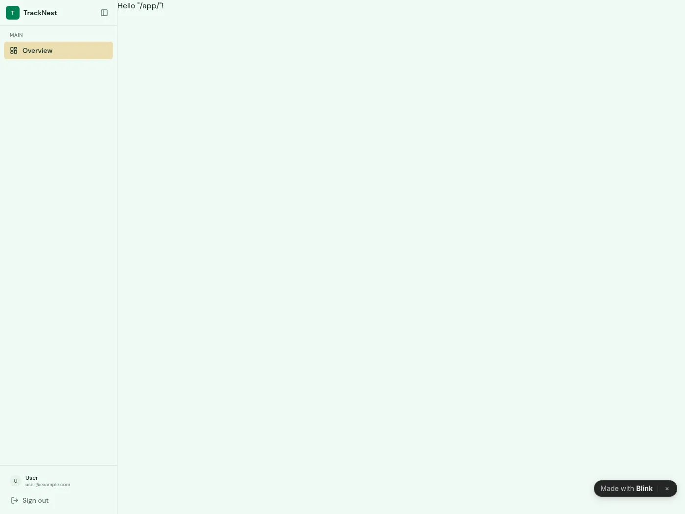 TrackNest Budget App