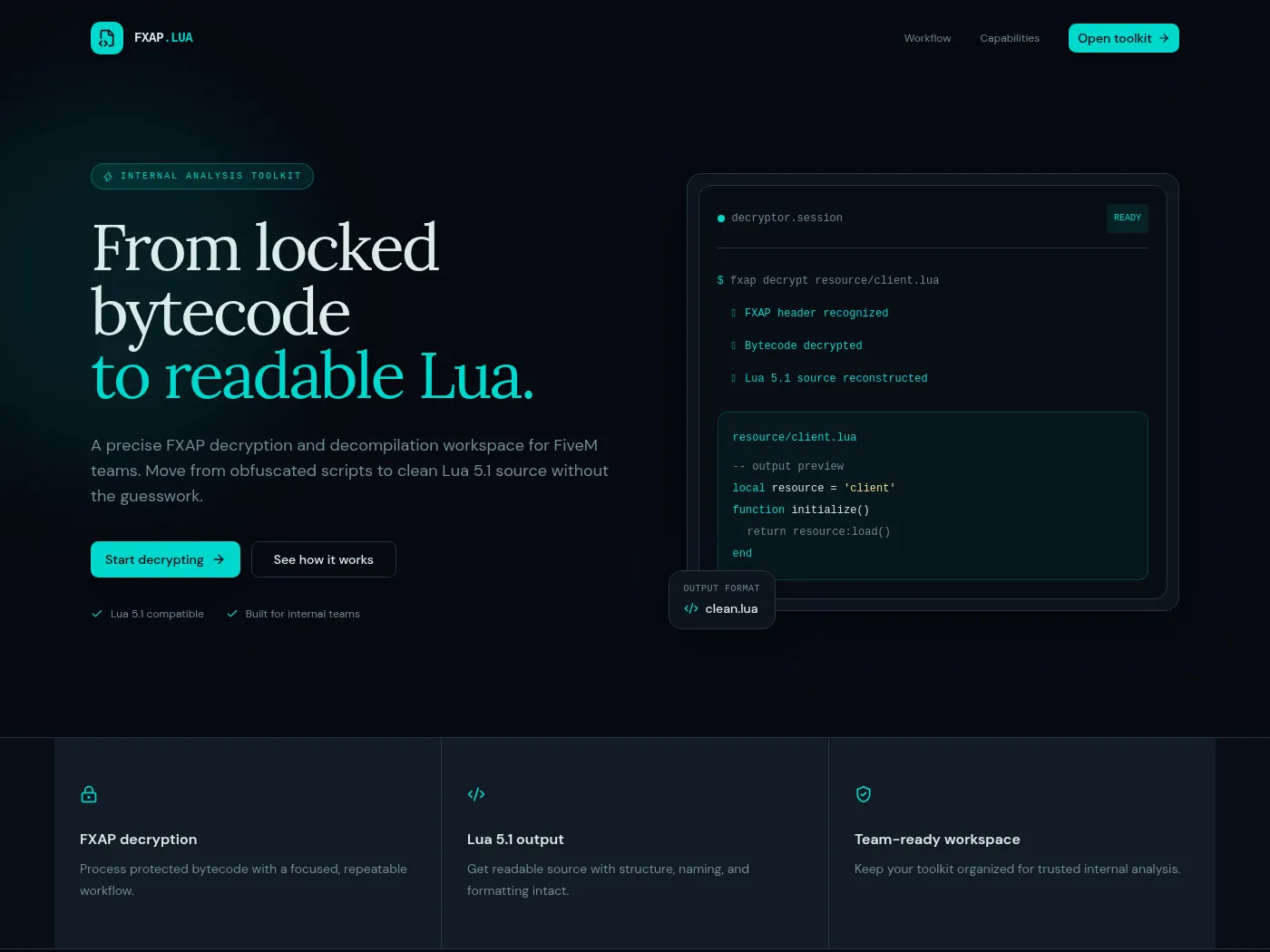 FXAP Lua Decryptor