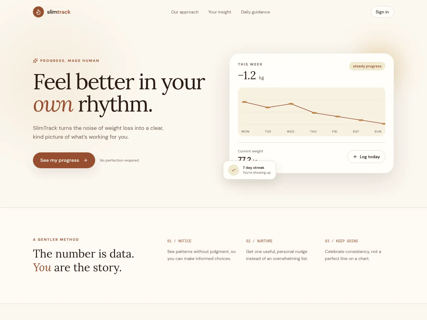 SlimTrack Webpage
