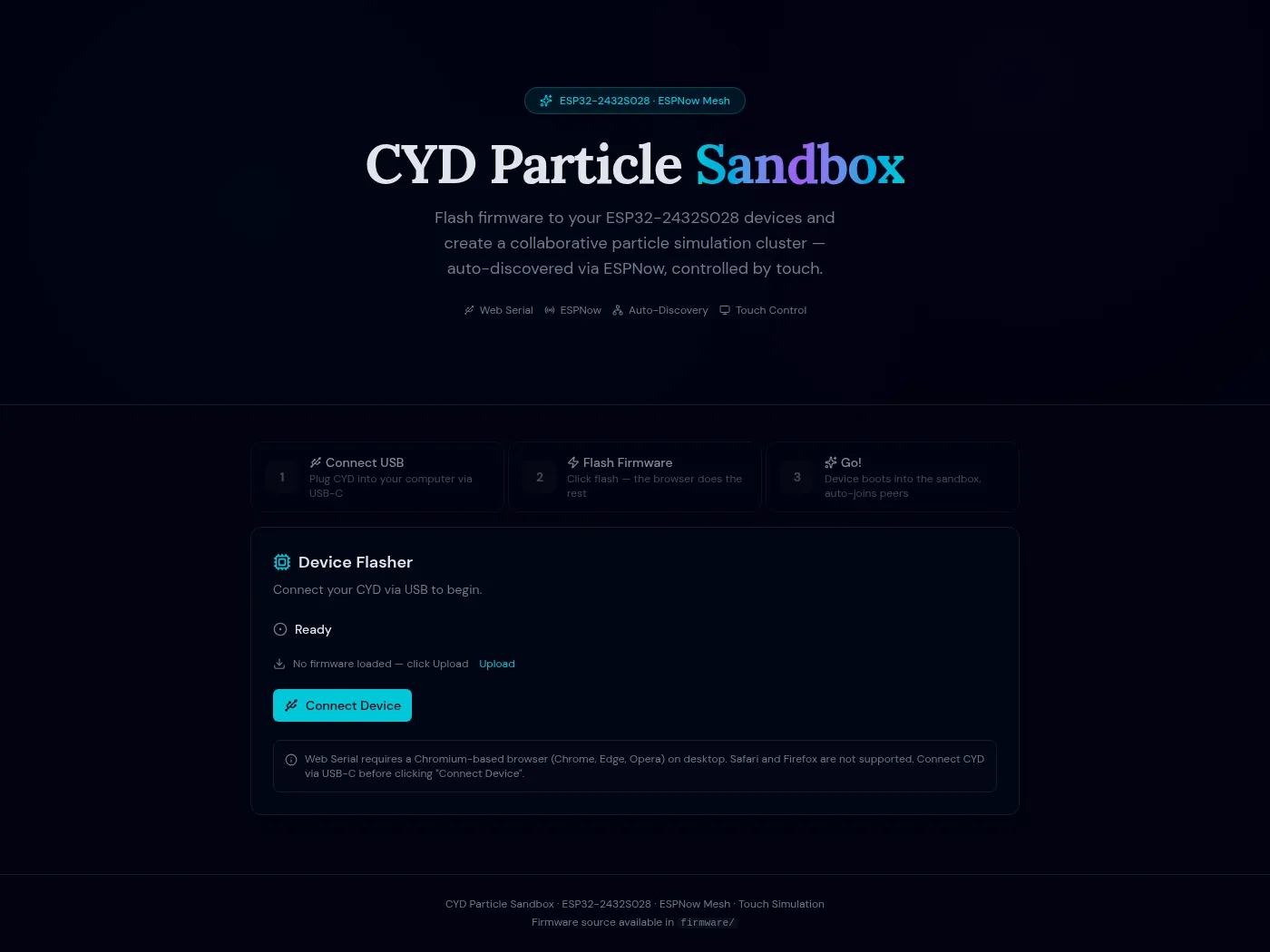CYD Particle Sandbox