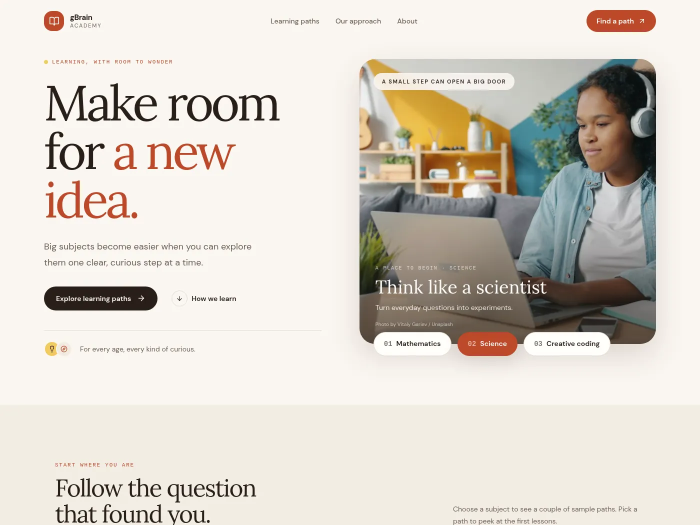 gBrain Academy Site